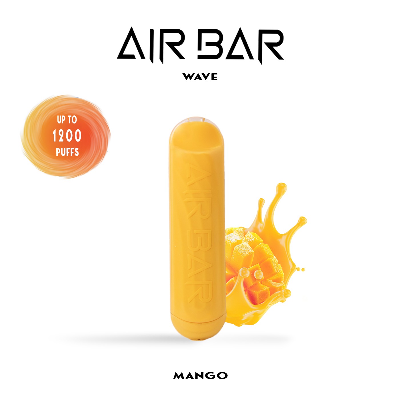 AIR BAR WAVE MANGO 1200 PUFFS 20MG - الفا فيب